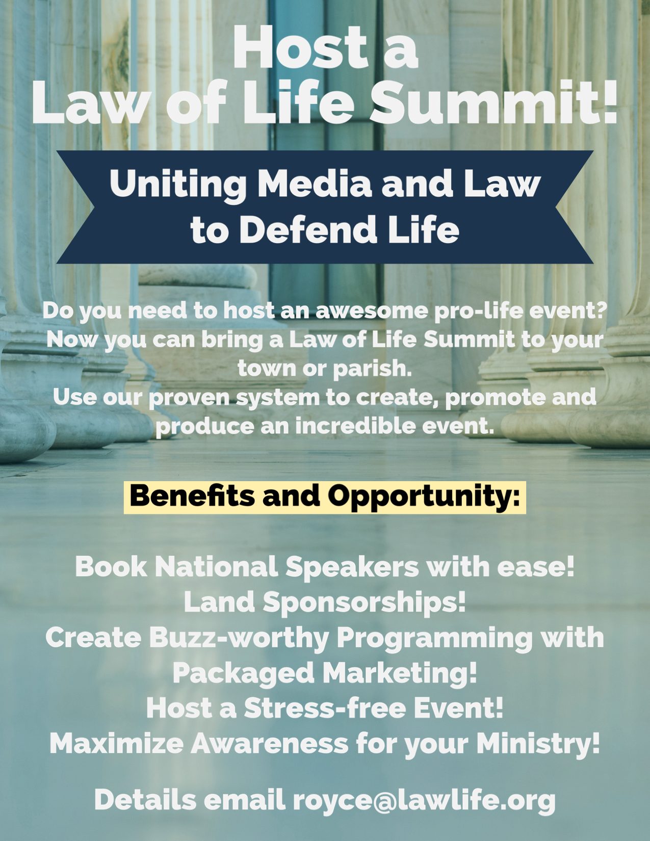 Host a Law of Life Summit! - Law of Life Summit